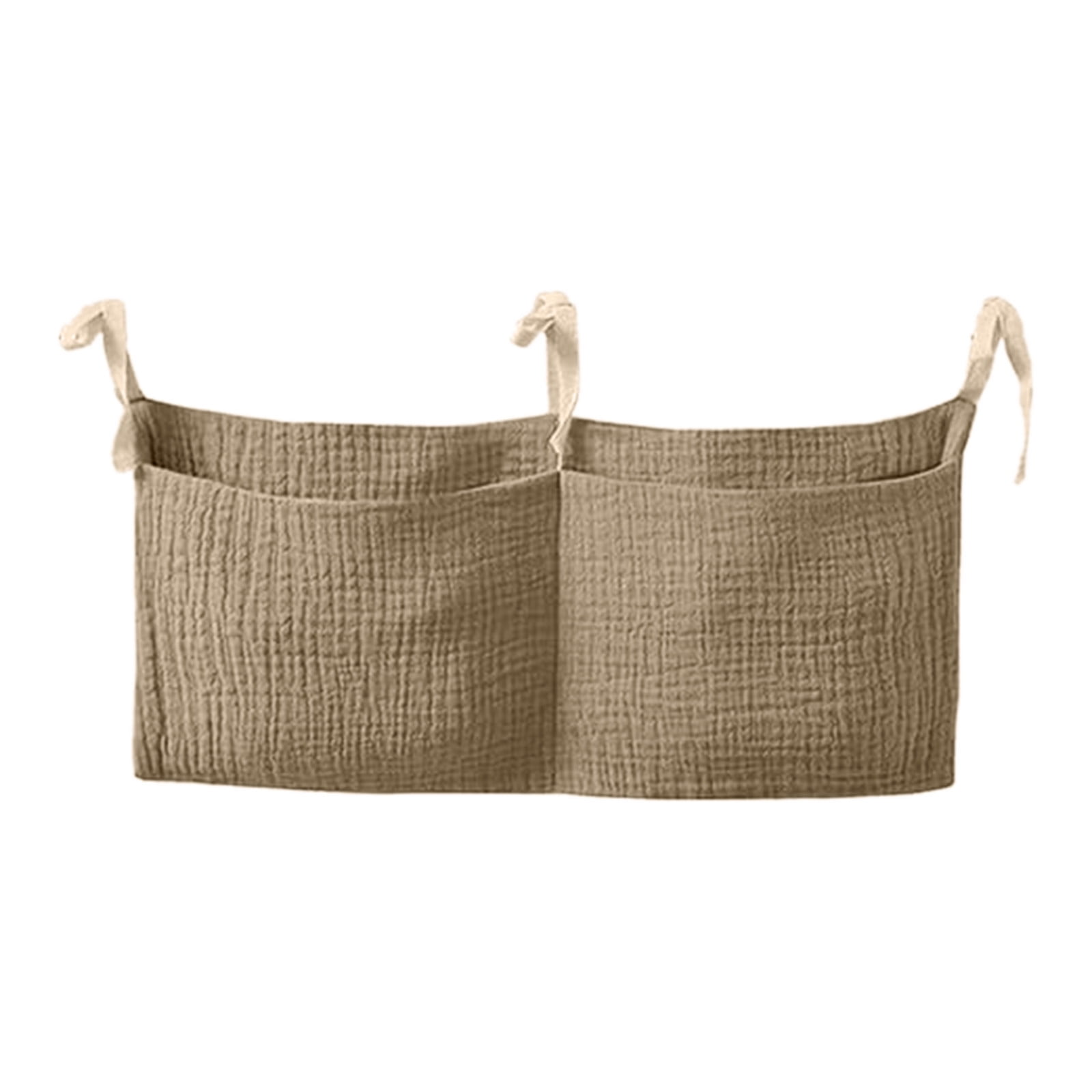 Bedside Hanging Bags Milk Bottle Bib Storage Bag Crib Organizer Bag ...
