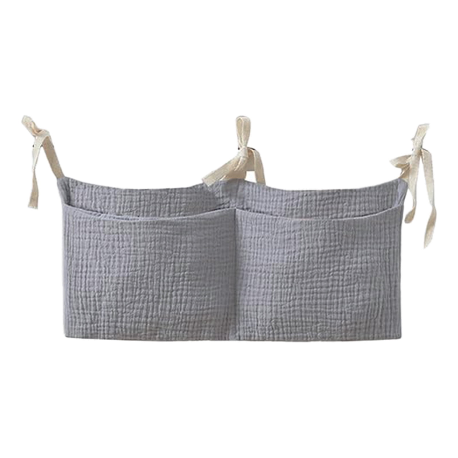 Bedside Hanging Bags Milk Bottle Bib Storage Bag Crib Organizer Bag Baby Nappy Bag Dormitory Bed ...