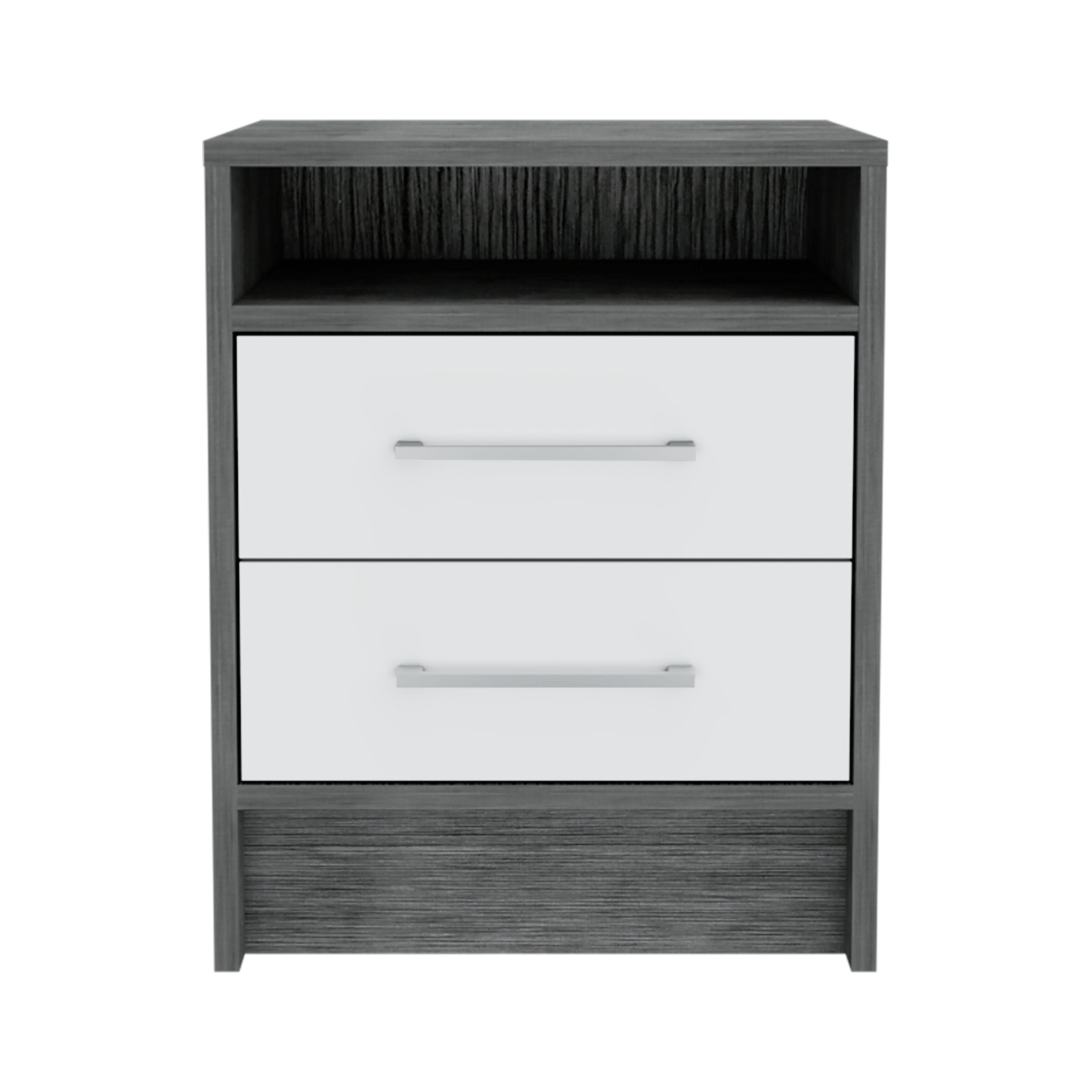 Bedside Nightstands, Philadelphia Nightstand, Two Drawers, Concealed ...