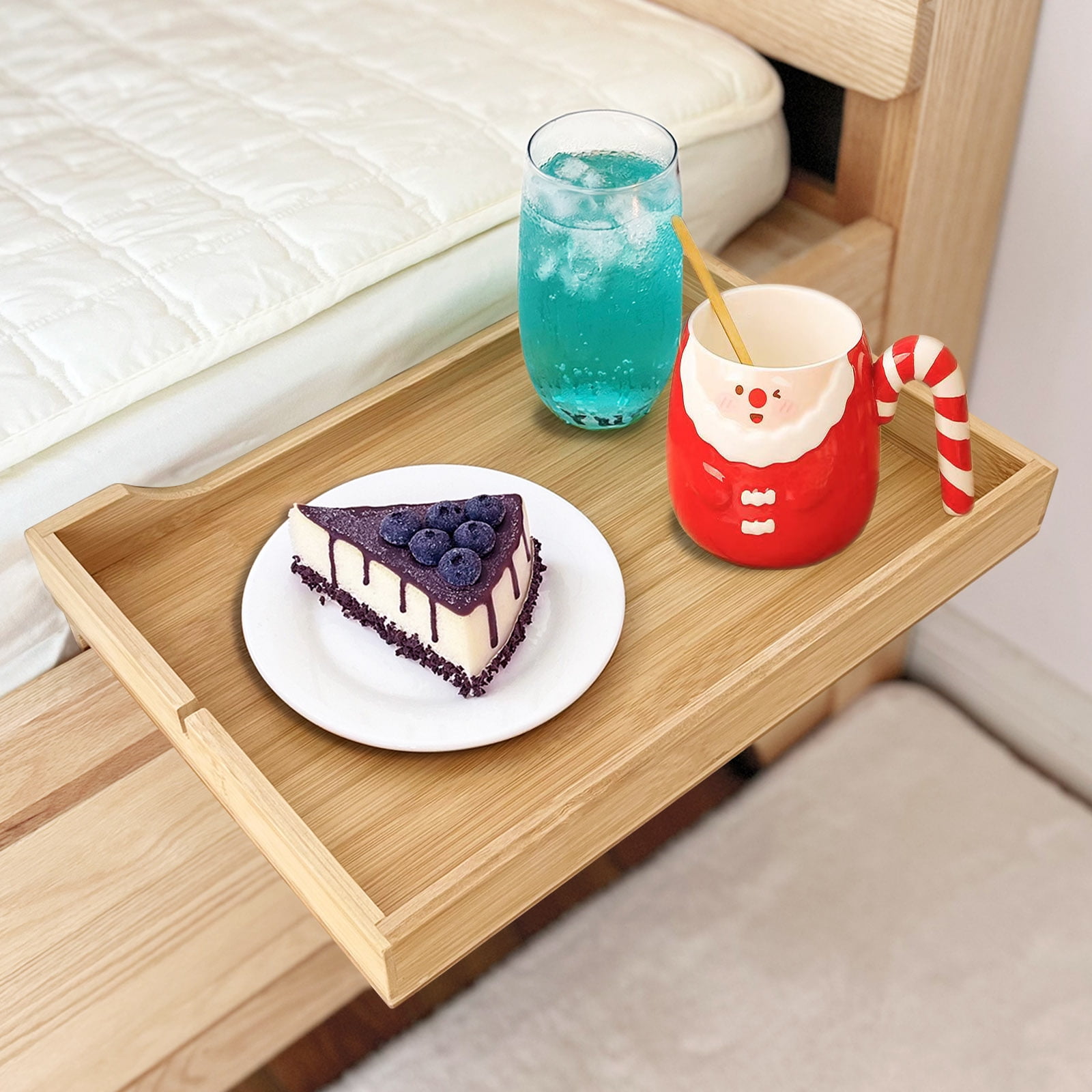 Bedside Shelf, Bunk Bed Shelf Clip On Nightstand Snack Organizer, Bed ...
