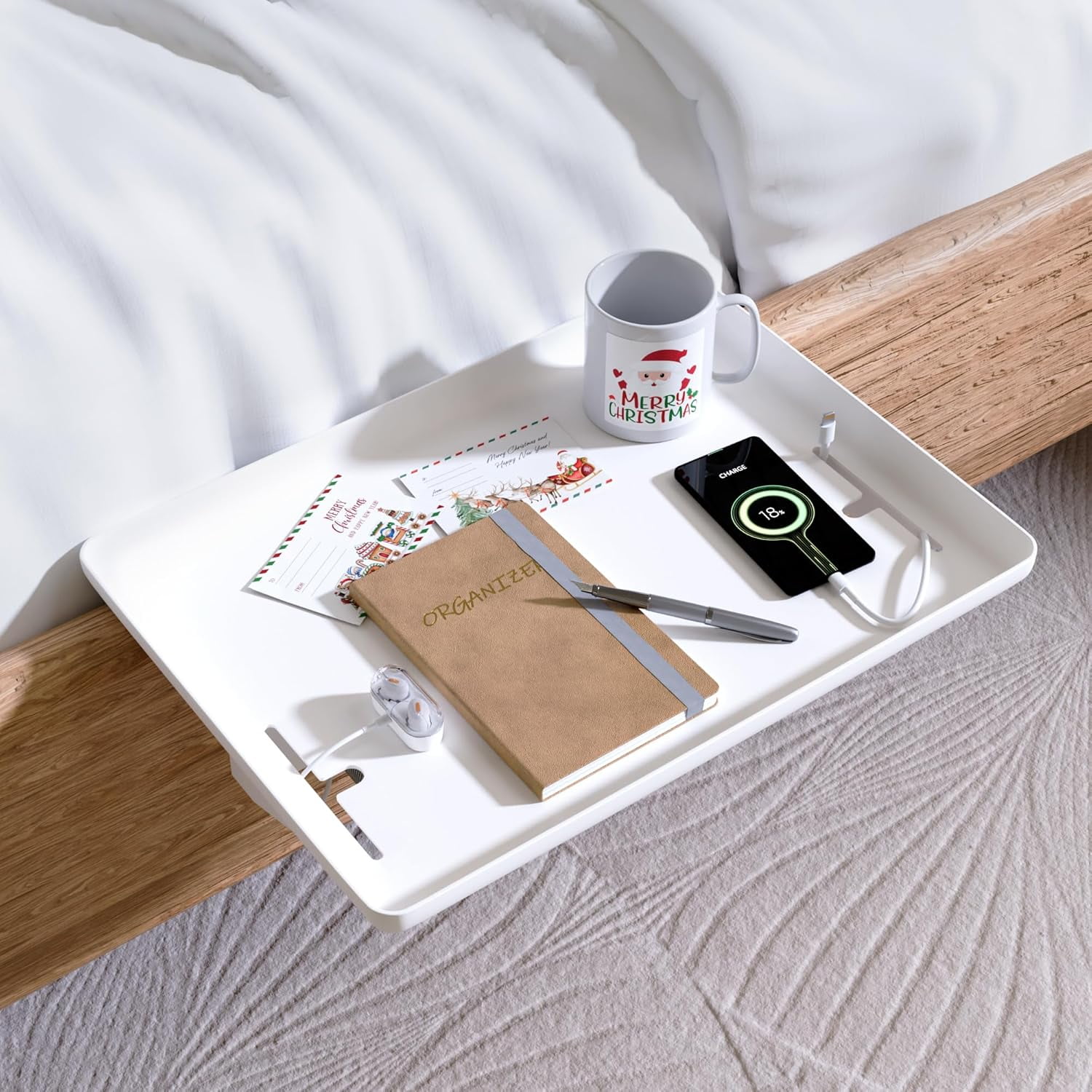 Bedside Shelf, Bunk Bed & Top Bunk, College Dorm Room Essentials, Clip ...