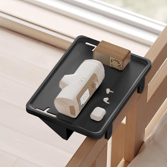 Bedside Shelf, Clip On Nightstand, Bedside Table Tray Organizer，Bedside ...