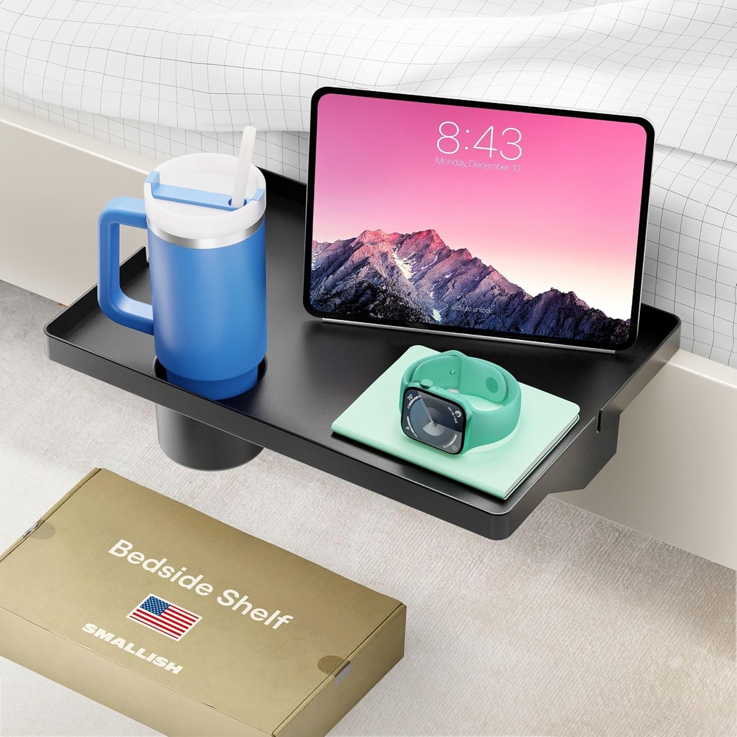Bedside Shelf for Bunk Bed & Top Bunk, College Dorm Room Essentials ...