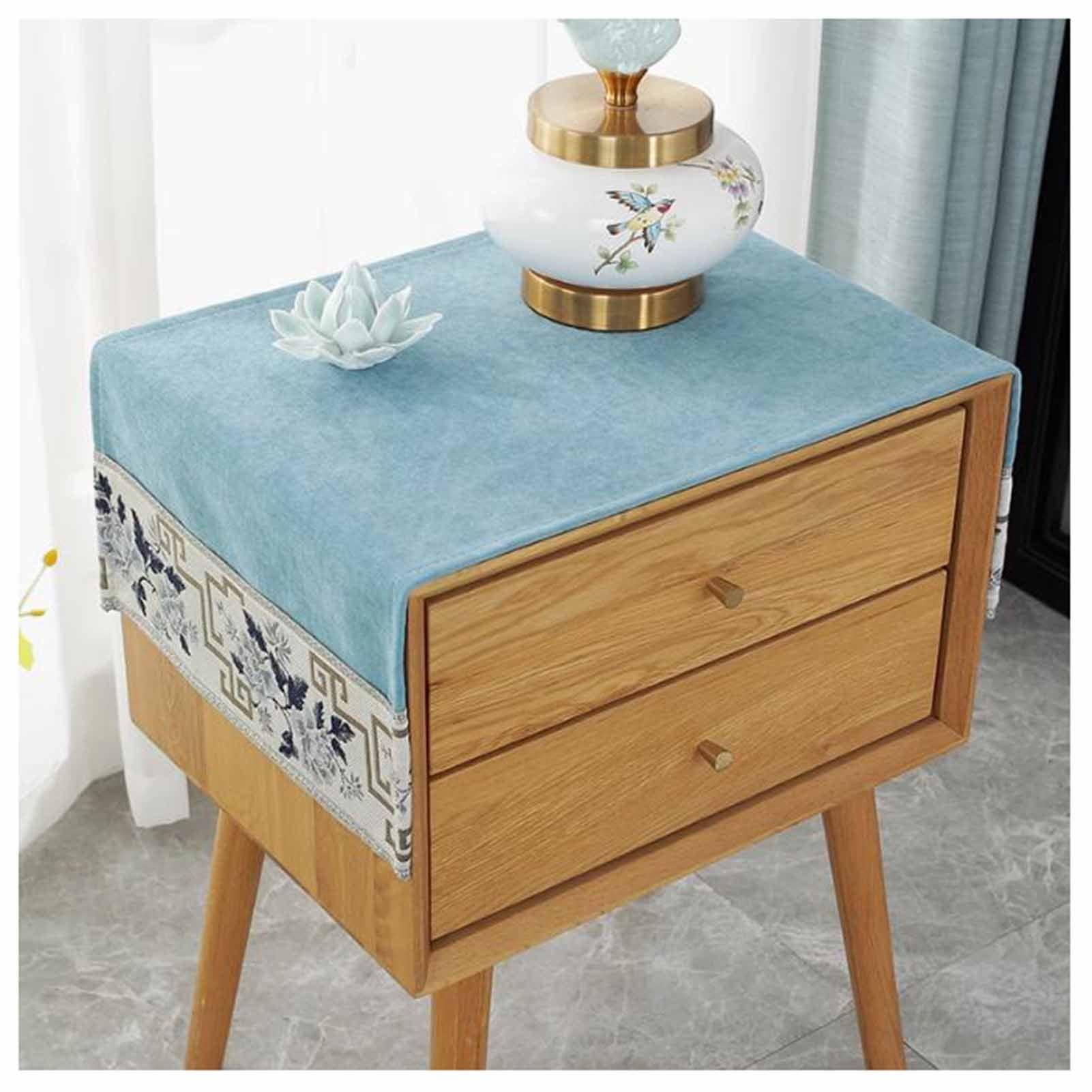 Bedside Table Cover Cloth Tablecloth, Multi-Purpose Tablecloth, Rectangular Table Cover ...