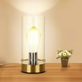 Bedside Table Lamp for Bedroom, 3 Way Dimmable Touch Control Table ...