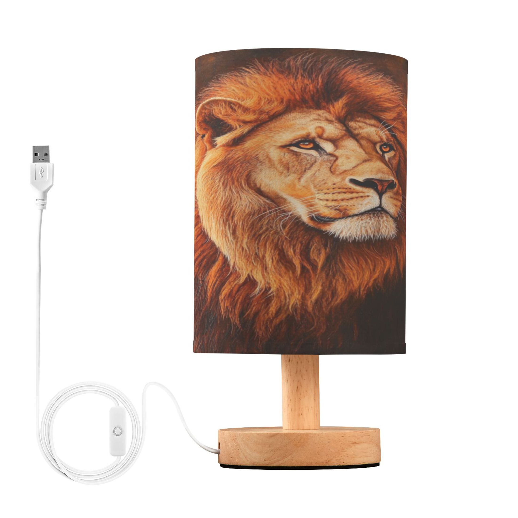 Bedside Table Lamp with USB Port , LED Nightstand Lamp with Linen ...
