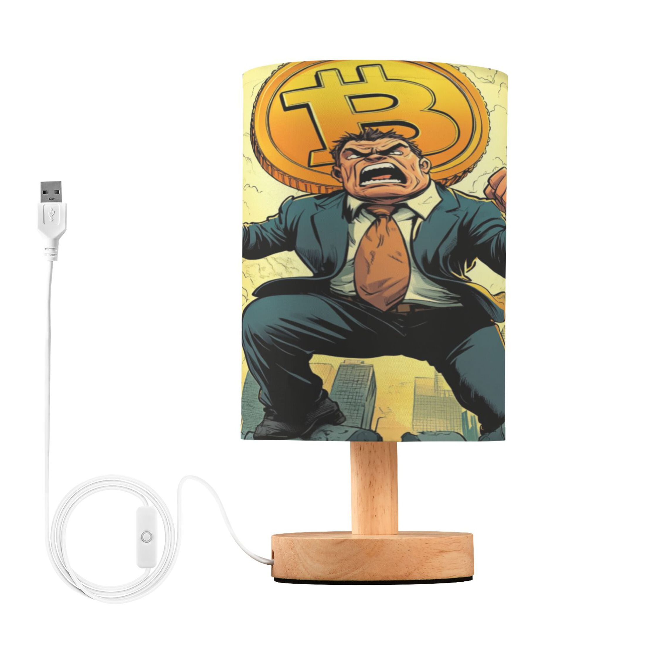 Bedside Table Lamp with USB Port , LED Nightstand Lamp with Linen ...