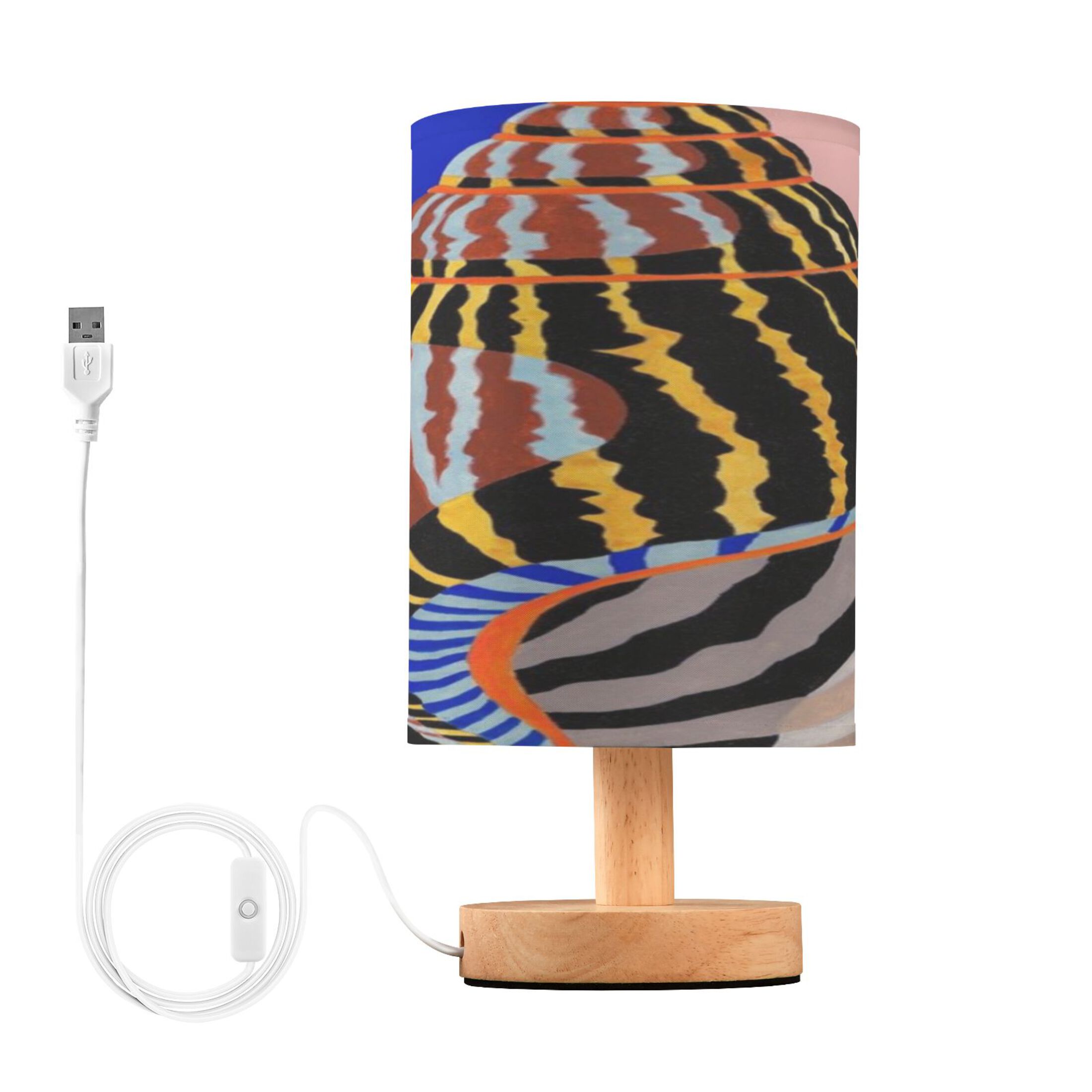 Bedside Table Lamp with USB Port , LED Nightstand Lamp with Linen ...