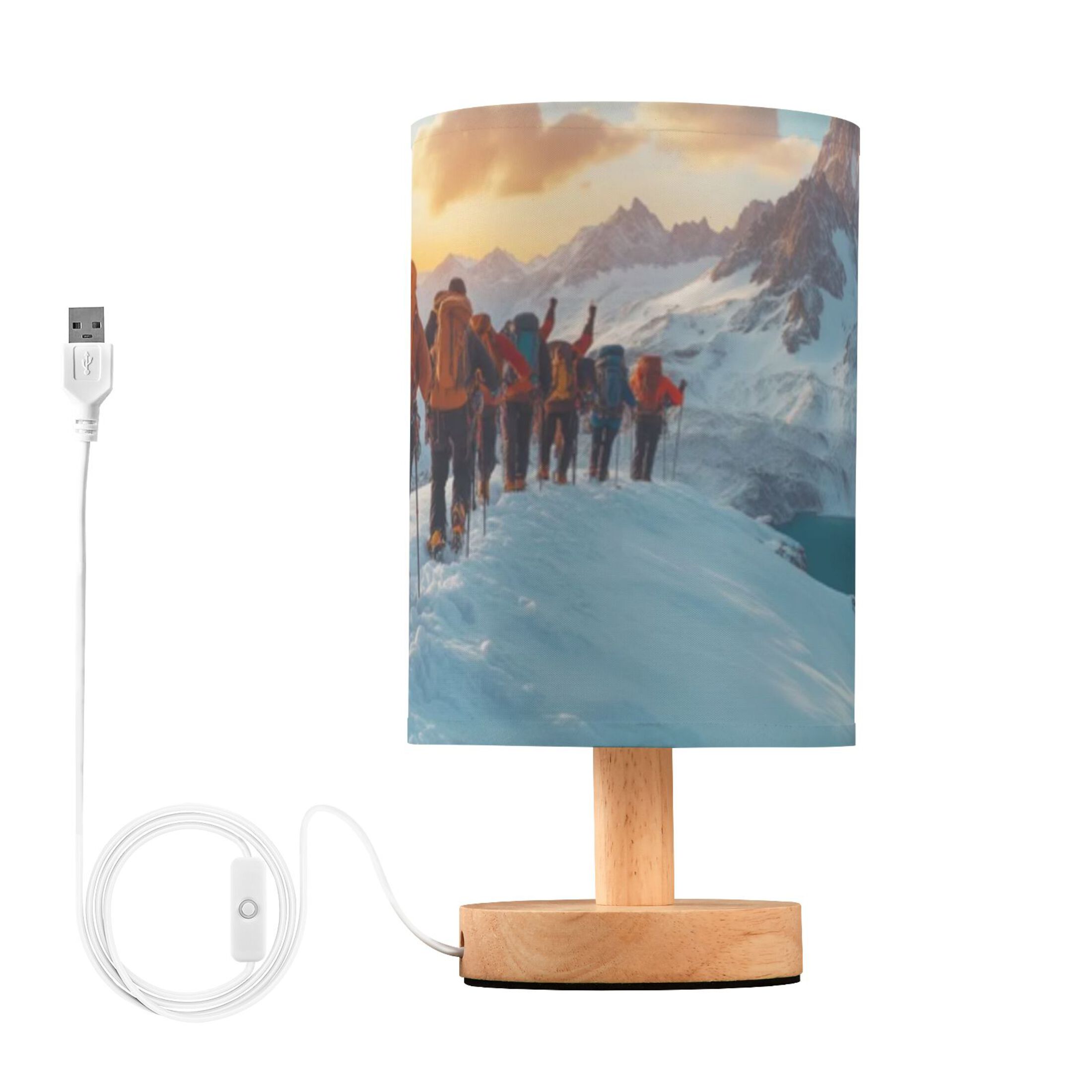 Bedside Table Lamp with USB Port , LED Nightstand Lamp with Linen ...