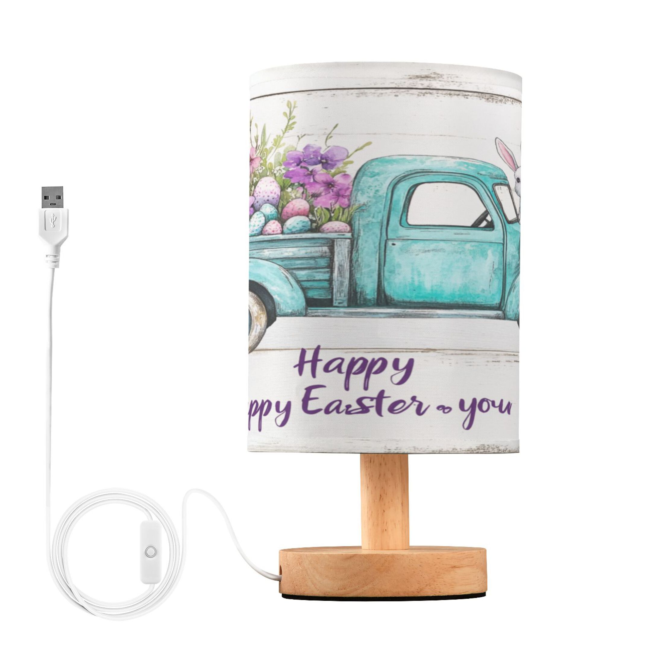 Bedside Table Lamp with USB Port , LED Nightstand Lamp with Linen ...
