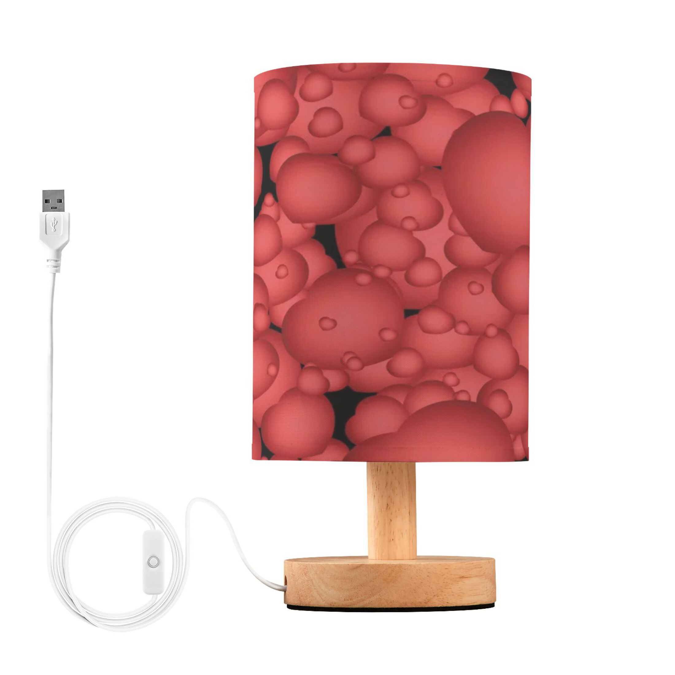 Bedside Table Lamp with USB Port , LED Nightstand Lamp with Linen ...