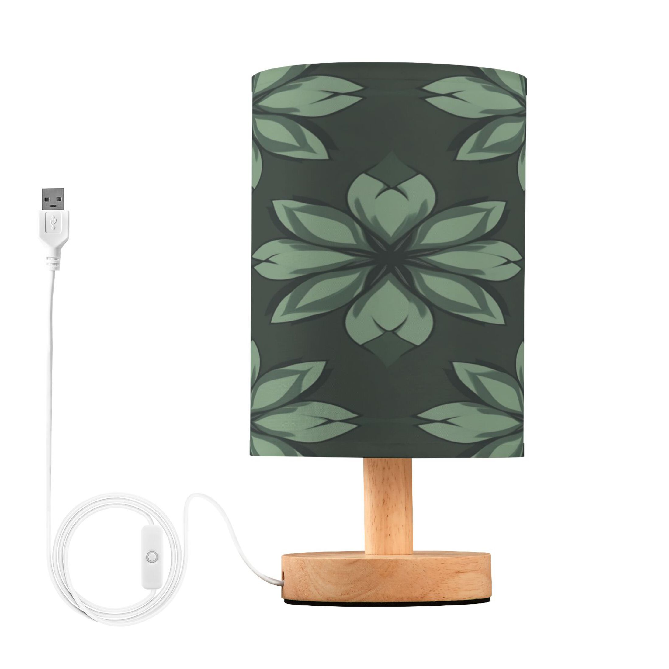 Bedside Table Lamp with USB Port , LED Nightstand Lamp with Linen ...