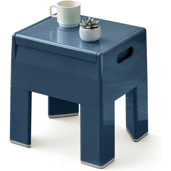 Bedside Table with Storage Space Multifunctional Plastic End Table ...