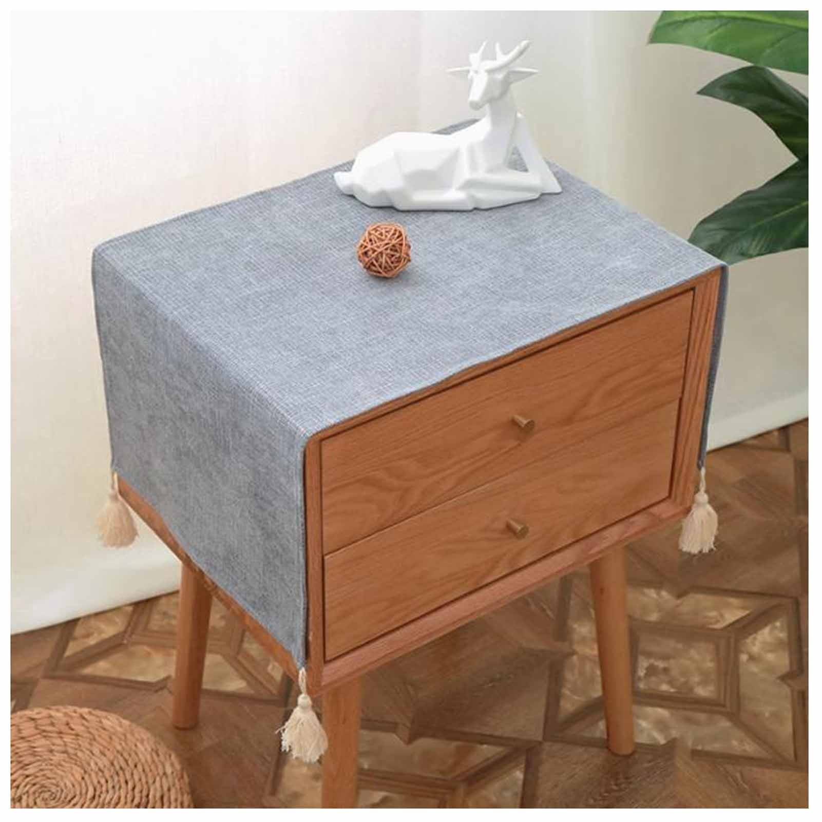 Bedside Table Tassel Cover Cloth Multi-Purpose Household Dust Cloth ...
