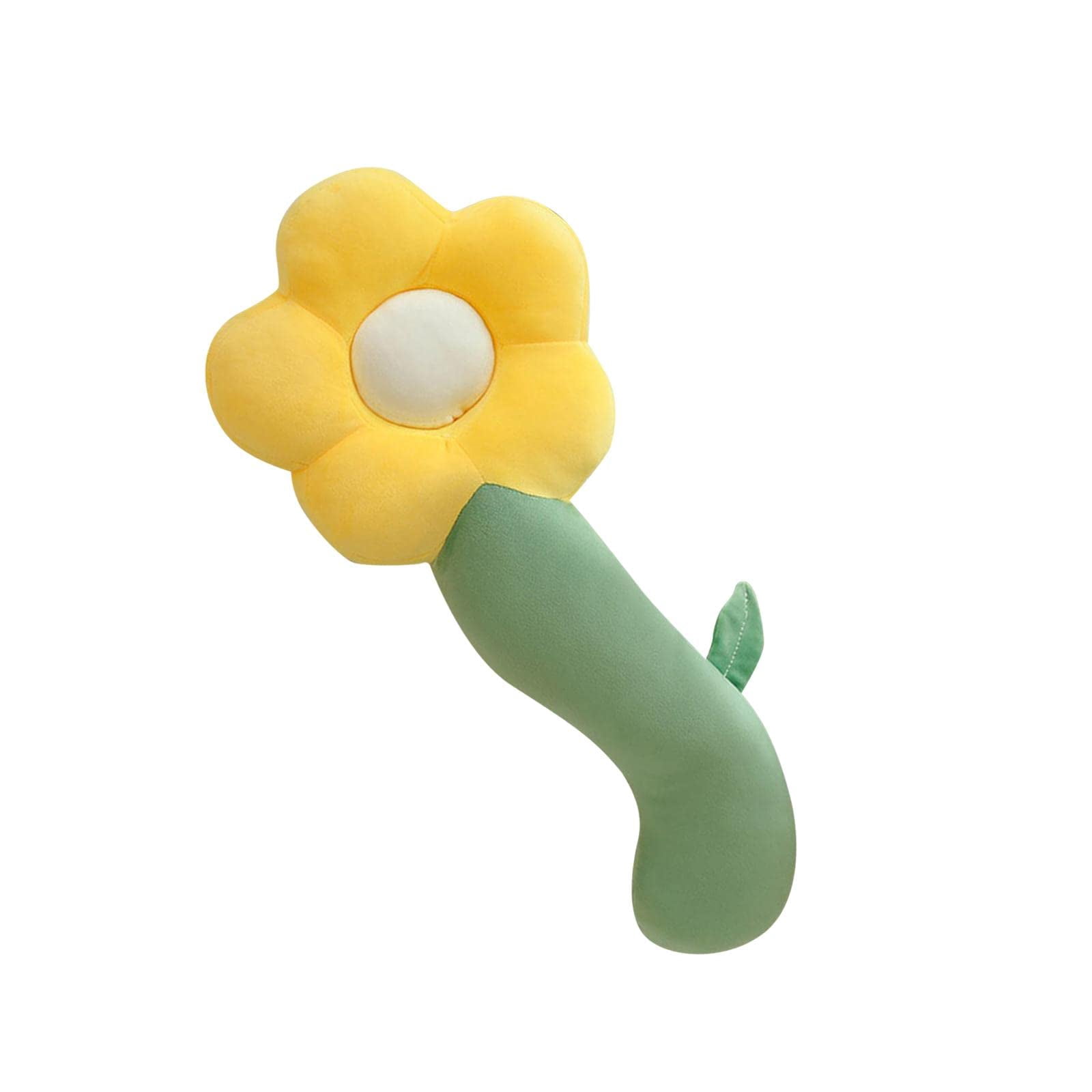 Bedside Throw Pillow Ornaments Cartoon Leg Clamp Long Pillow Flowers ...