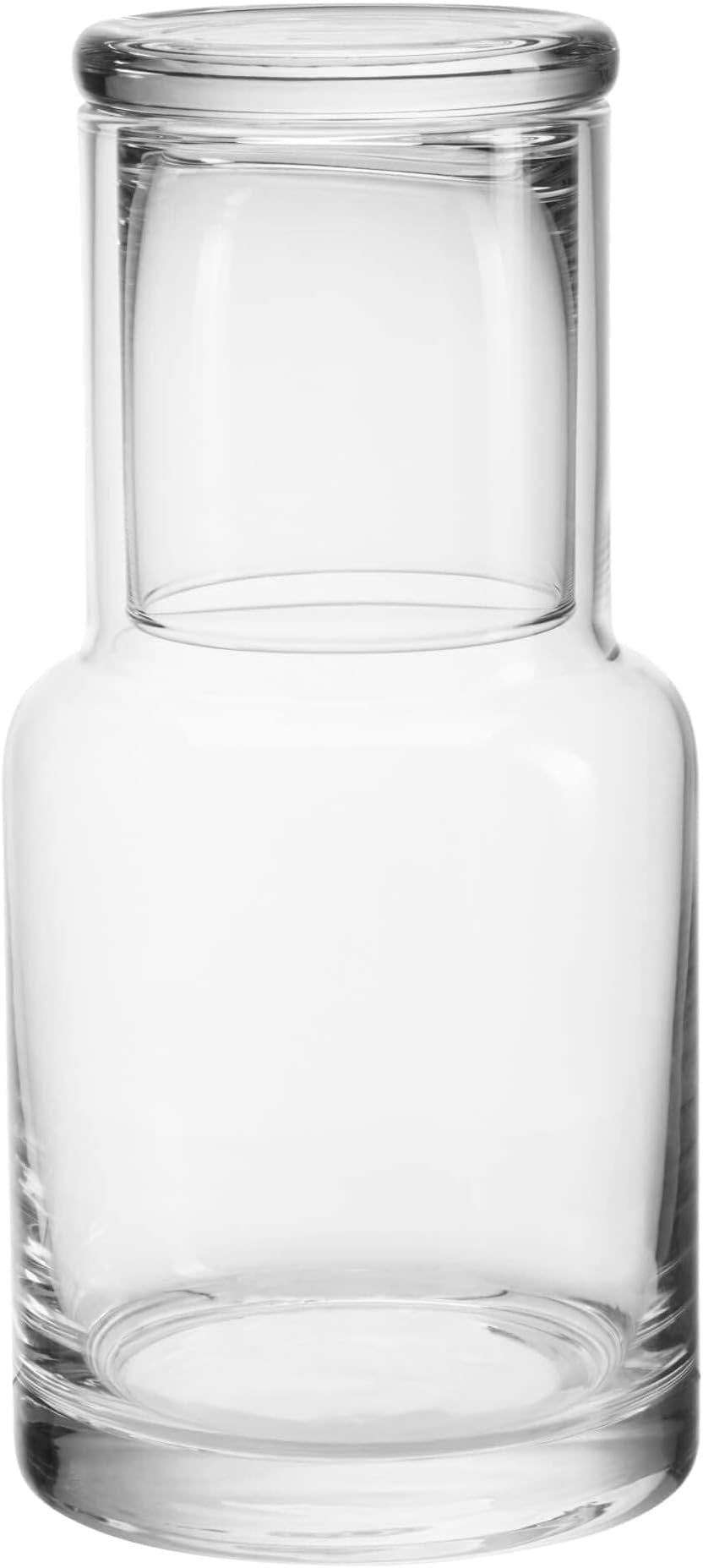 Bedside Water Carafe and Glass Set, Mouthwash Decanter, Water Pitcher ...