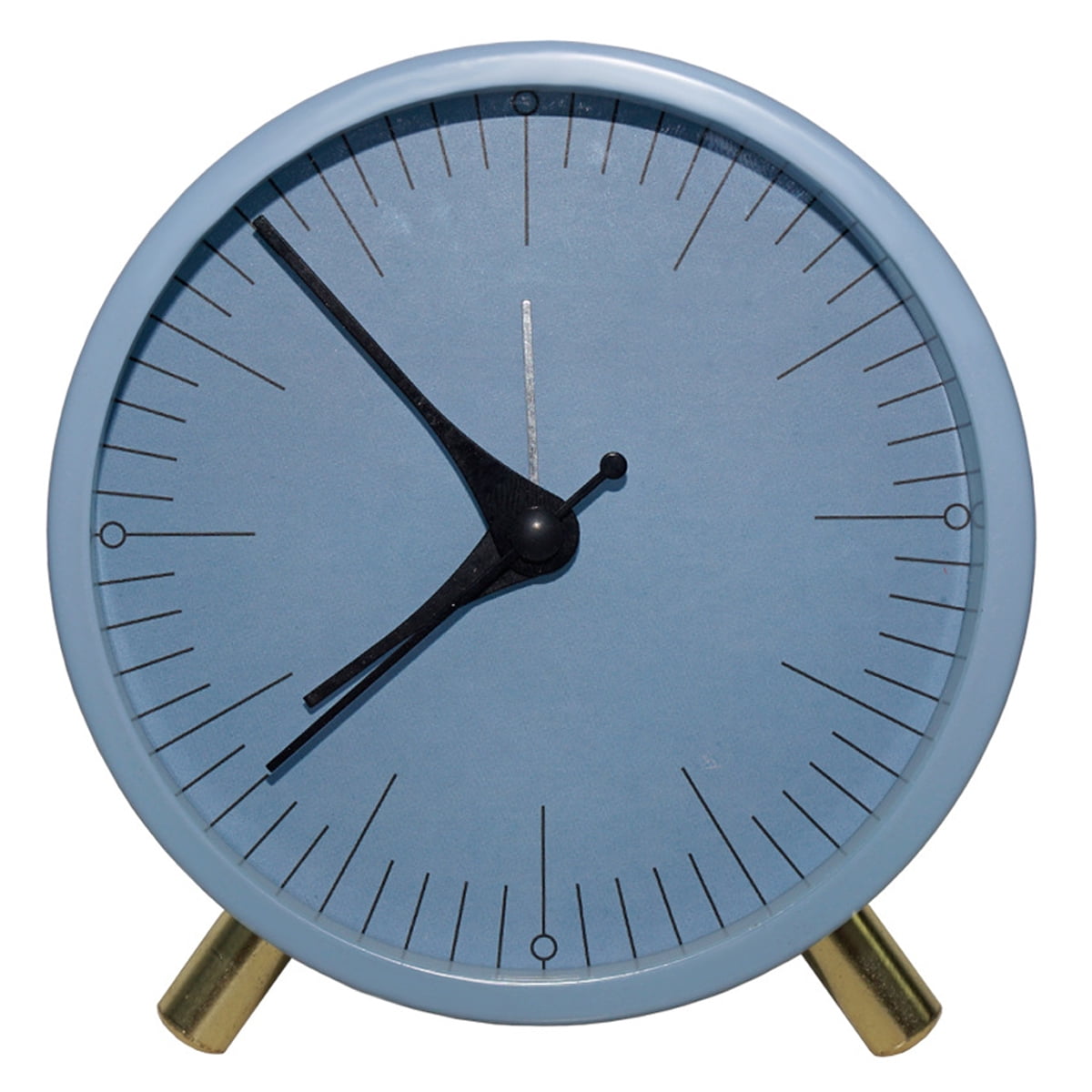 Bedside analog alarm clock, bedroom battery powered, minimalist alarm ...