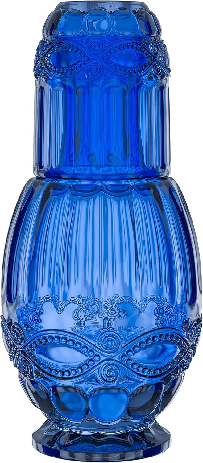 Bedside water bottle with glass | 33 oz water bottle and matching glass ...