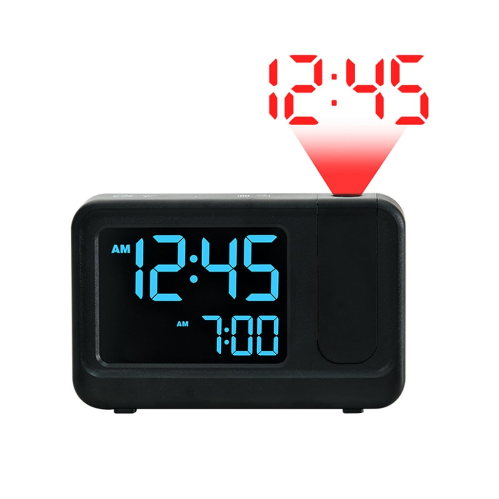 Bedsides Clock With Light Adaptive Modern Design Temperature Date ...