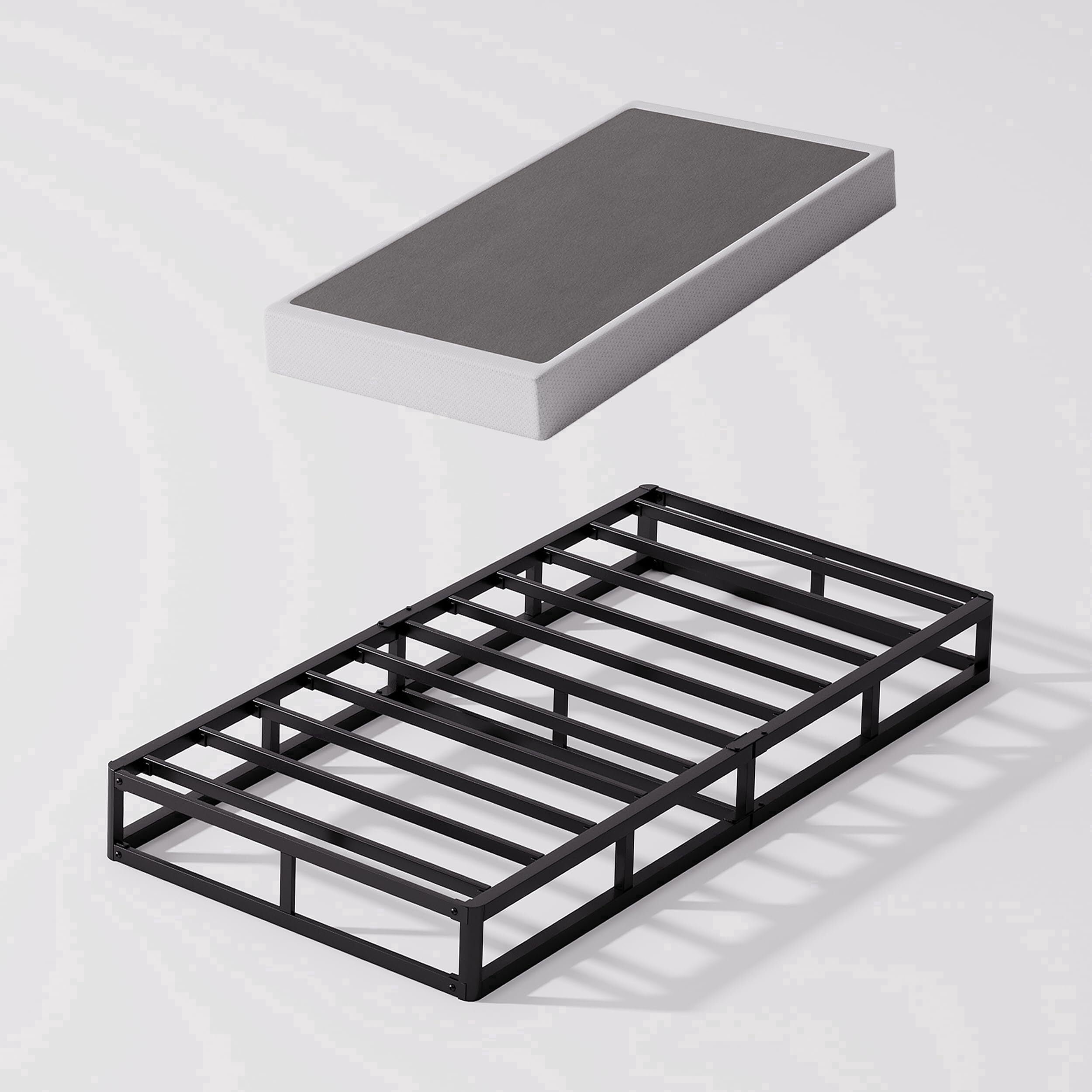 Bedsnus 9 Inch Twin Heavy Duty Metal Box Spring, Mattress Foundation ...