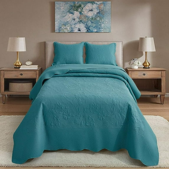 Bedspread Coverlet Quilt Set Full Size - Lightweight Bedding Cover ...