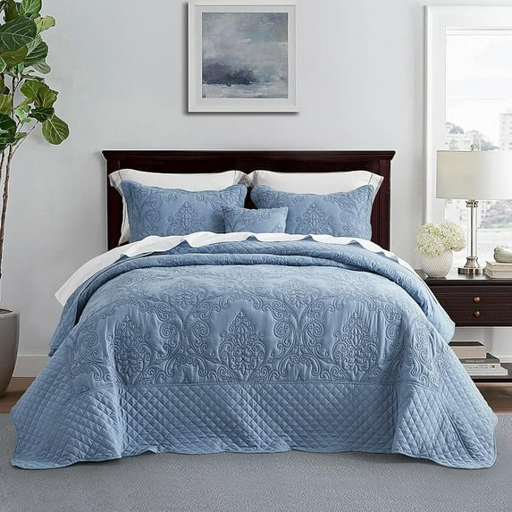 Bedspread Coverlet Quilt Set Full Size - Lightweight Bedding Cover ...