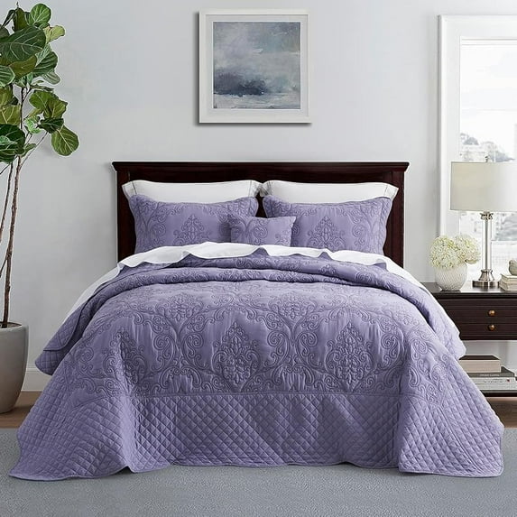 Bedspread Coverlet Quilt Set Full Size - Lightweight Bedding Cover ...