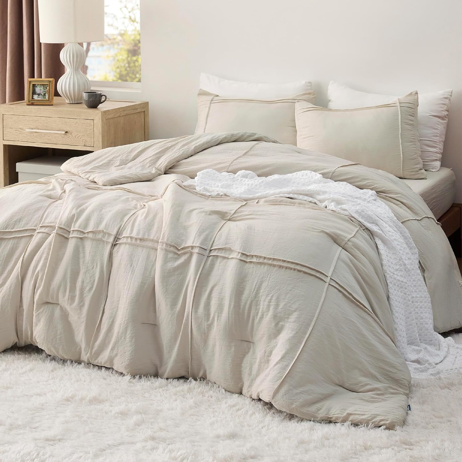 Cozy Comfort California King Comforter Set with Sheet - 4 Pieces Soft ...