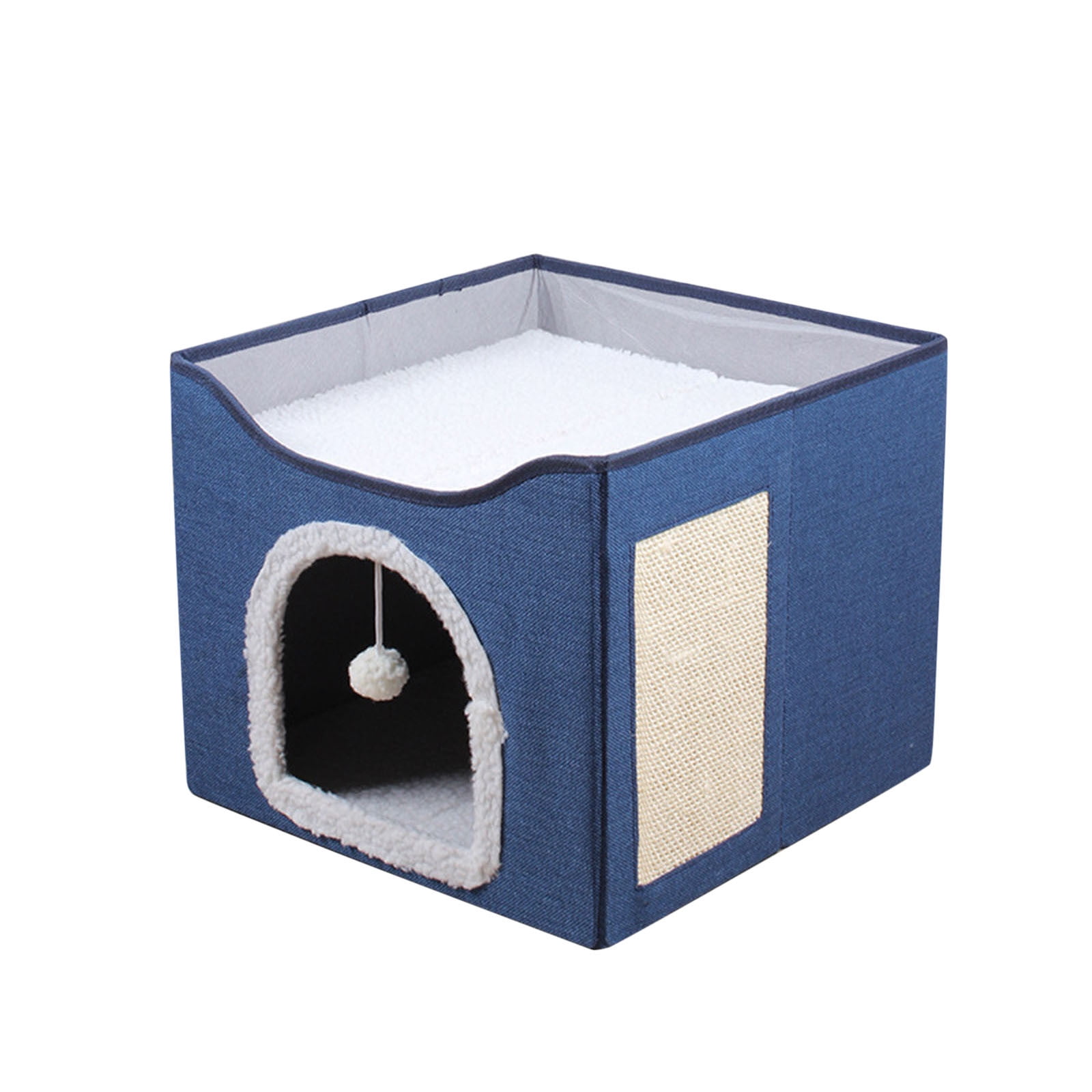 Bedsure Cat Beds for Indoor Cats,Indoor Cats Cube House,Large Cat Cave ...