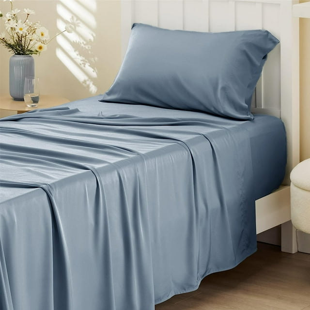 Bedsure King Set Cooling Rayon From Bamboo Bed Sheets And Pillowcases