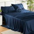 Cozy Comfort Queen Cooling Bed Sheets Set,Rayon Derived from Bamboo ...