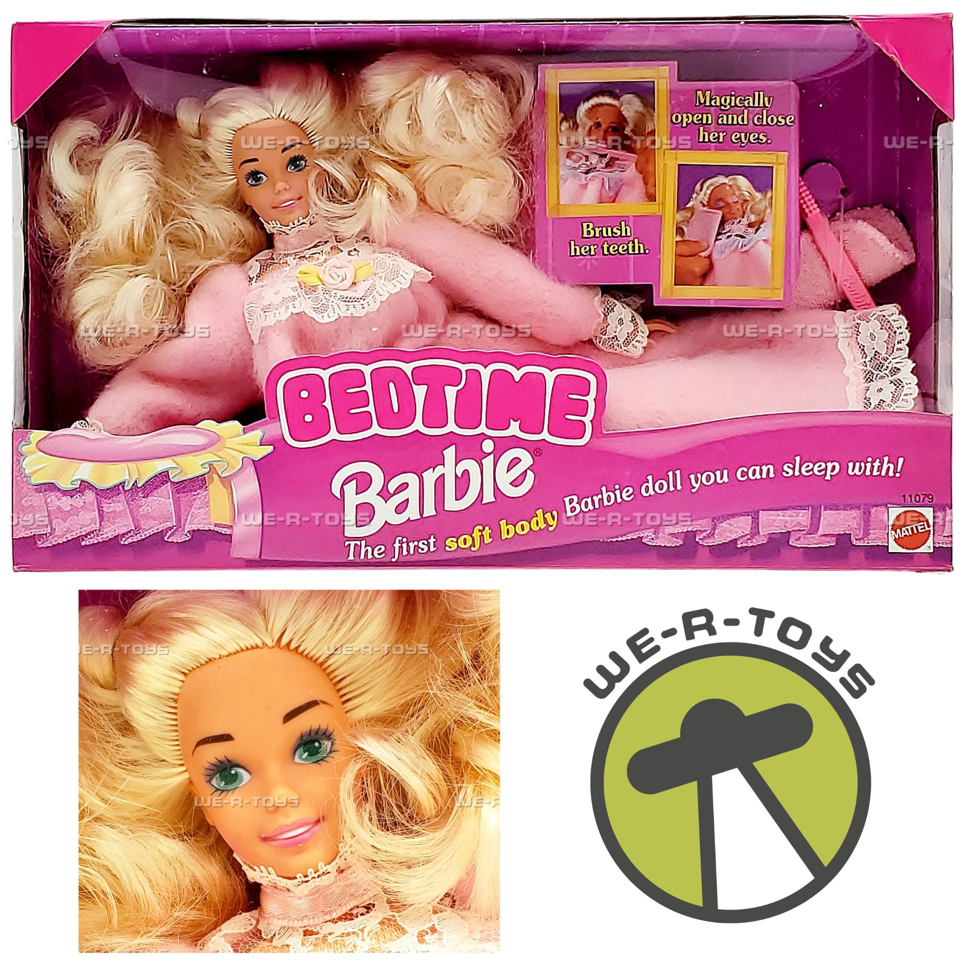 Bedtime Barbie Soft Body Doll 1993 Mattel 11079 - Walmart.com