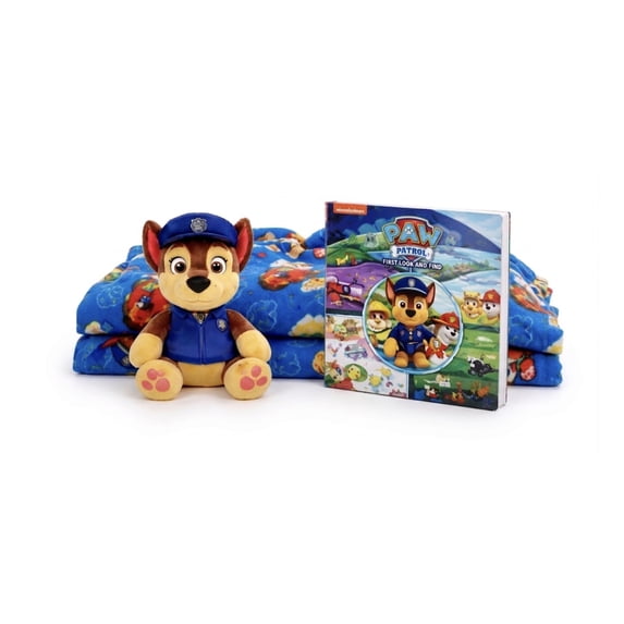 Bedtime Comfort Bundle Set – Plush Toy, Soft Throw Blanket & Look and ...