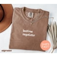 Bedtime Negotiator Parent Mom Or Dad Parenting Sleeping Time T-Shirt ...