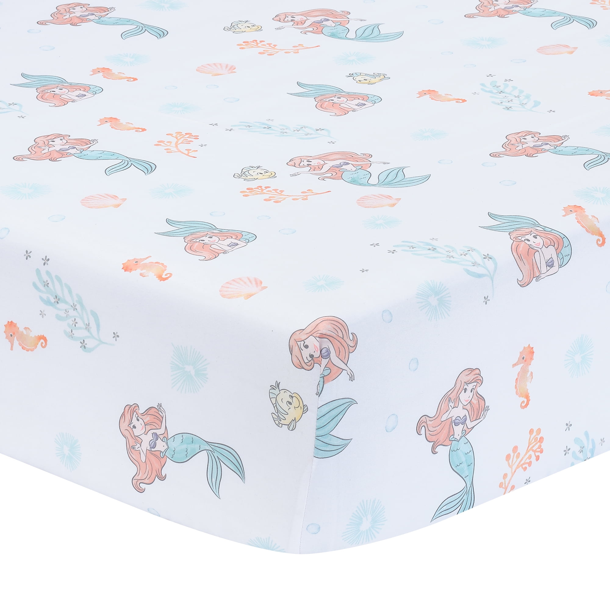 Bedtime Originals Disney Baby The Little Mermaid Fitted Crib Sheet ...