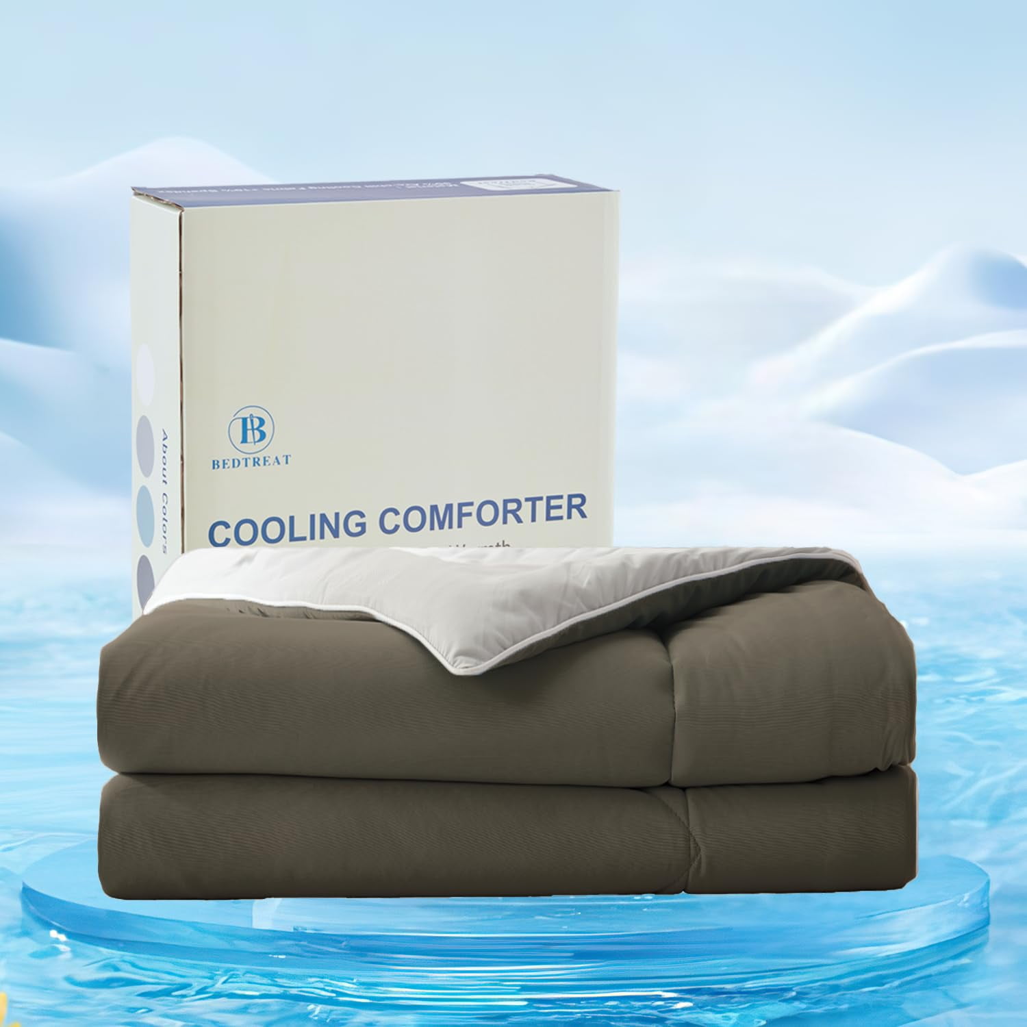 Bedtreat Cooling Comforter Queen Size Cool Comforters for Hot Sleepers ...