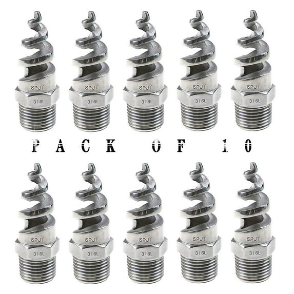 Beduan 1" Male Spiral Cone Atomization Nozzle Stainless Steel(316) Dust ...