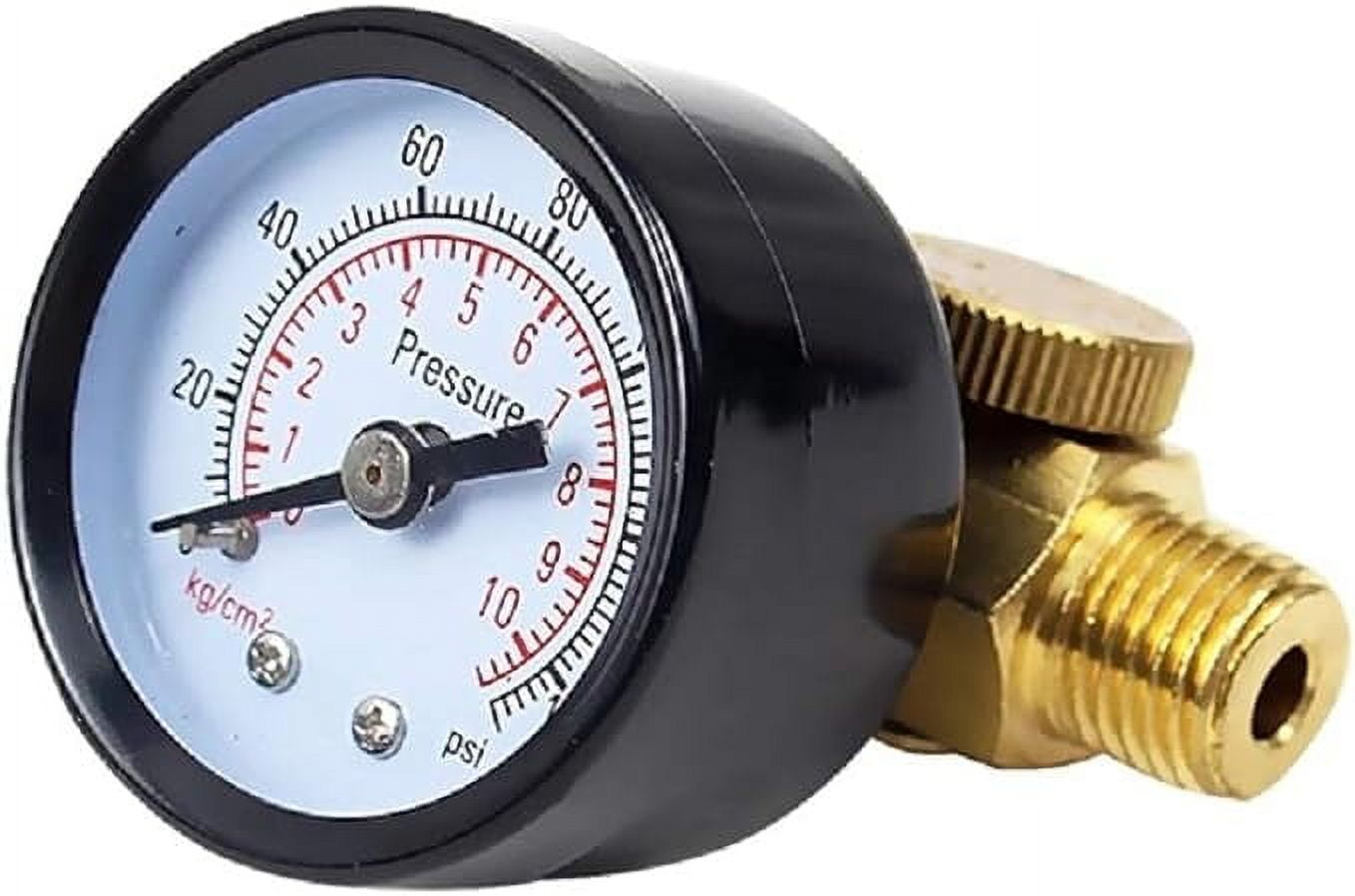 Beduan Air Pressure Control Valve Regulator with Gauge Solid Brass ...