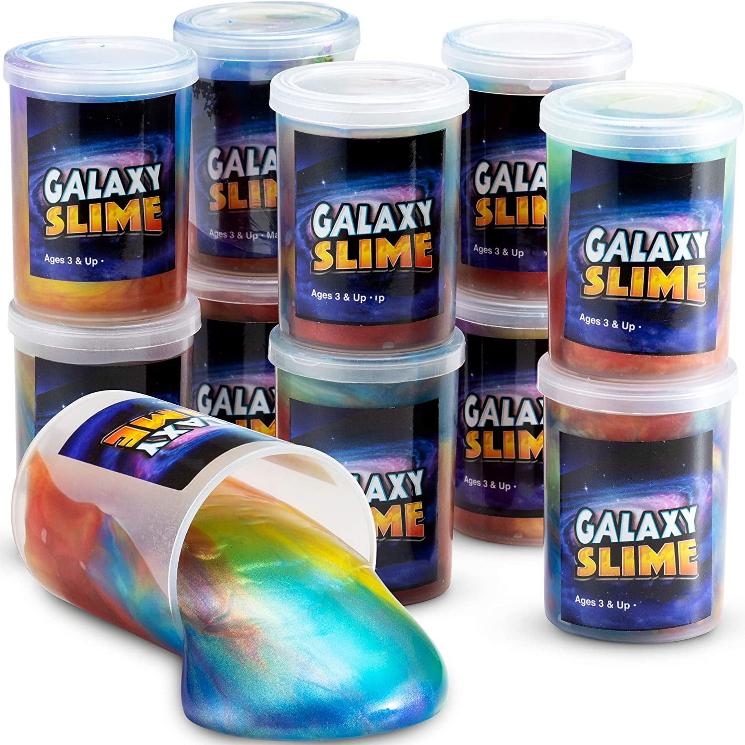 Cra-Z-Art Nickelodeon Slime 3lb Tri-Color Bucket with 3 Colors in 1 ...