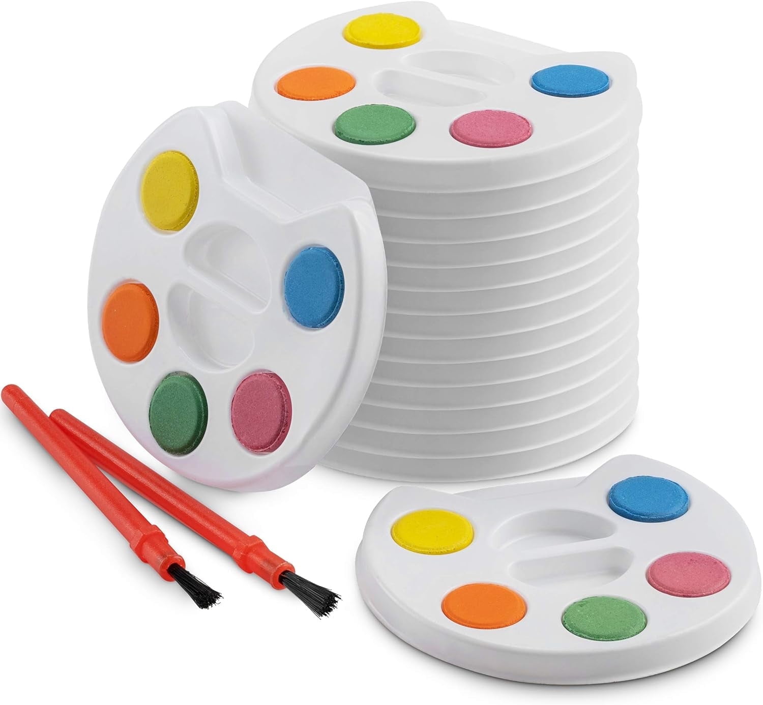 Bedwina Mini Watercolor Paint Sets for Kids, 5 Watercolor Paints with ...
