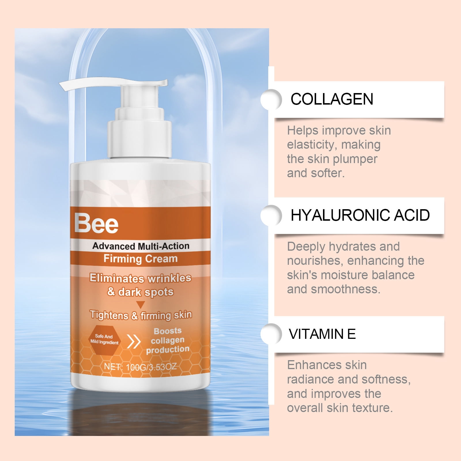 Bee Advanced Multi-Action Firming Cream, 2025 New Professional Bee Ve n ...