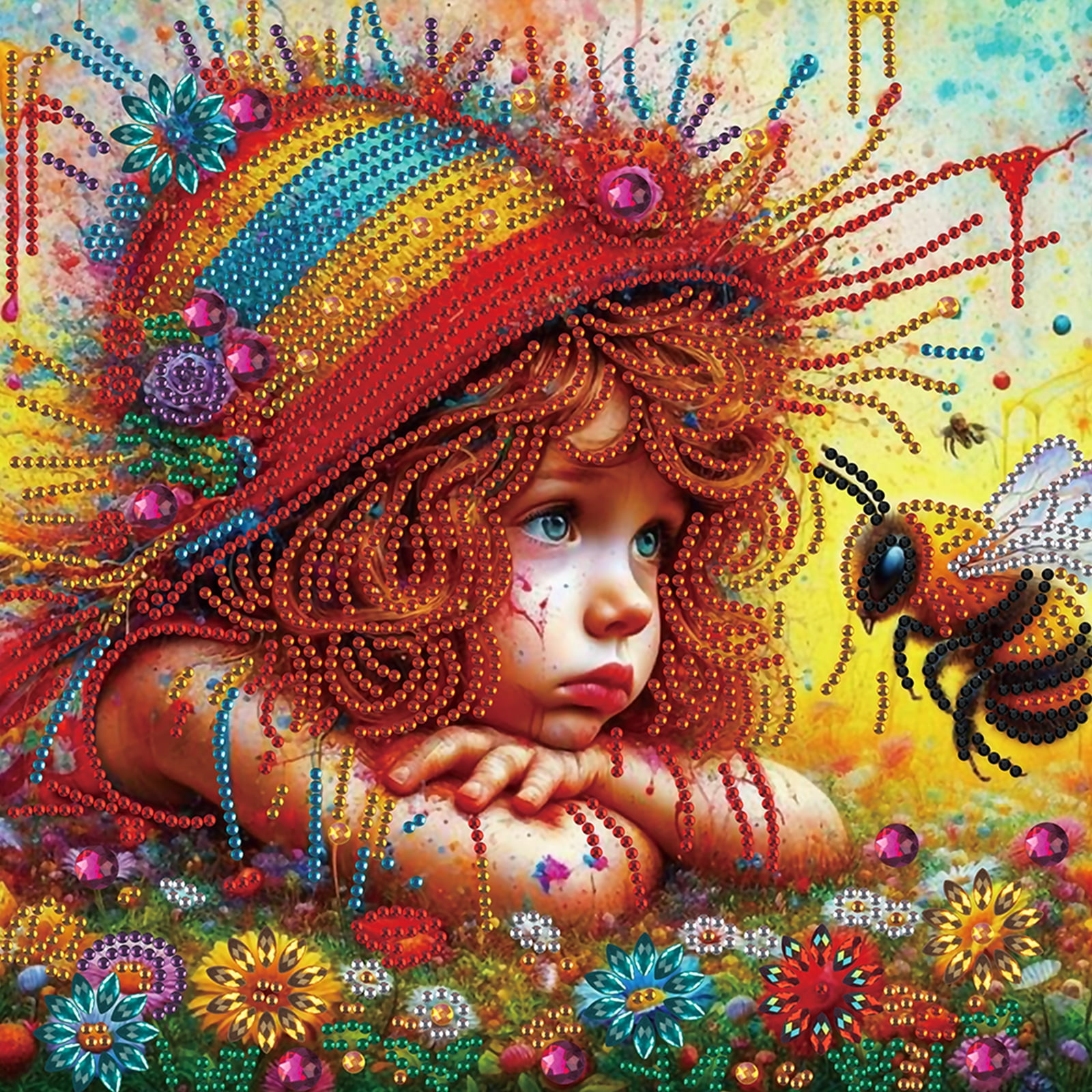 Bee Angel Diamond Art Painting Kit - Walmart.com