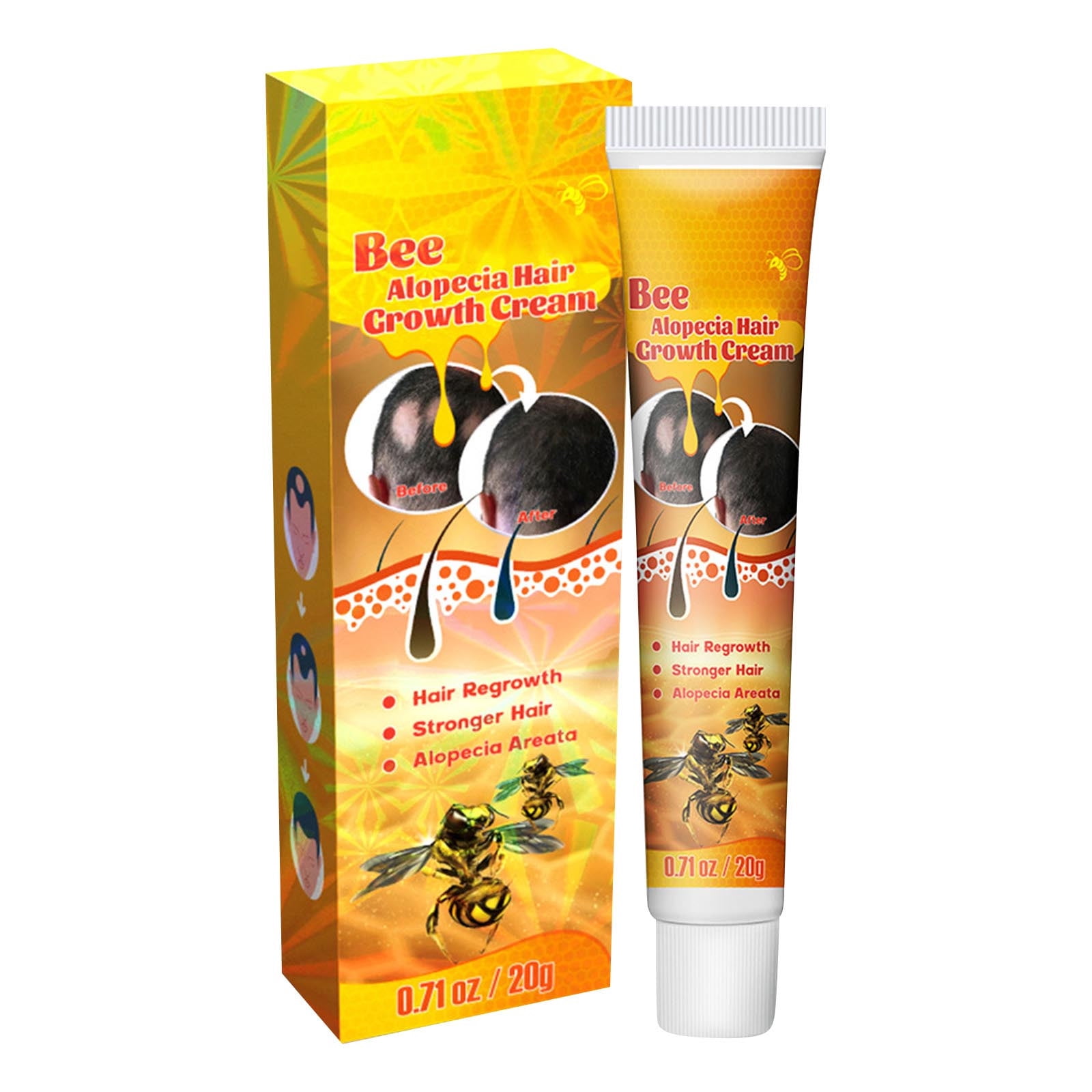 Bee Areata Cream Sophora Flavescens Head Skin Care Cream 20g - Walmart.com