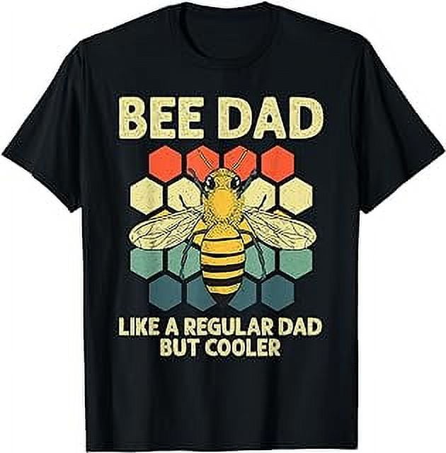 Bee Art For Men Dad Honey Bee Keeper Bumblebee Beekeeper T-Shirt ...