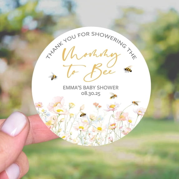 Bee Baby Shower Favors Little Honey Is Way Wildflower Bumble Bee Baby ...