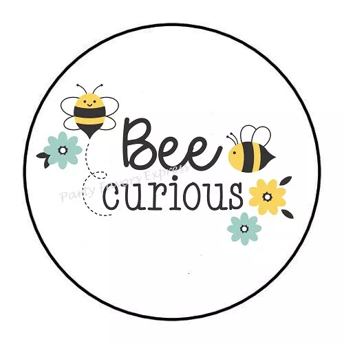 Bee Be Curious Sticker Party Favors Sticker Envelope Seals Labels ...