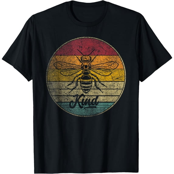 Bee Be Kind - Vintage Love Women Kids Men Retro Graphic Cool T-Shirt ...