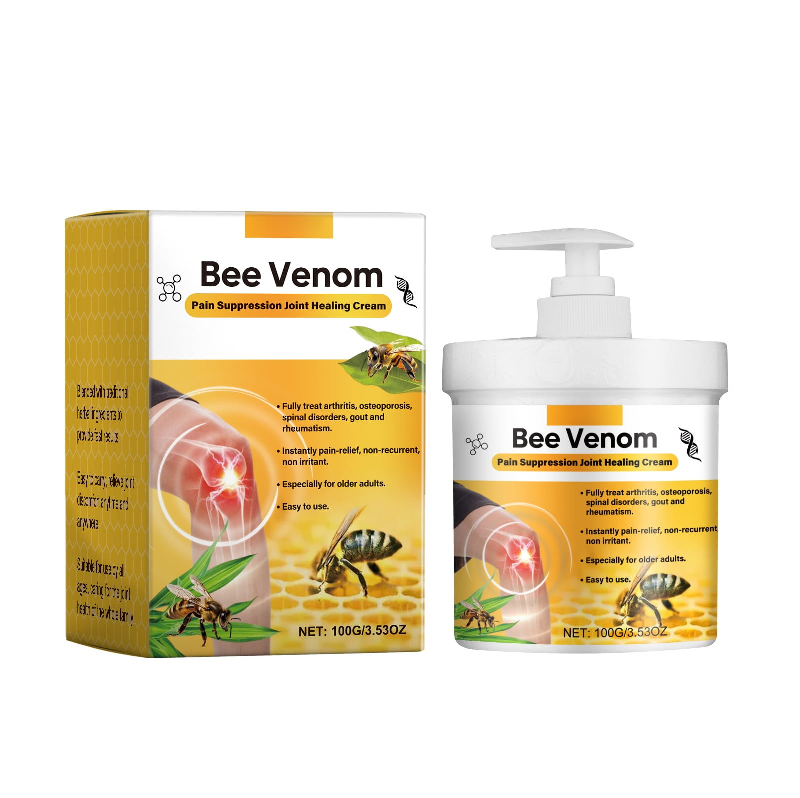 Bee Bee Poison Skin Treatment Cream,joint & muscle therapy，different ...