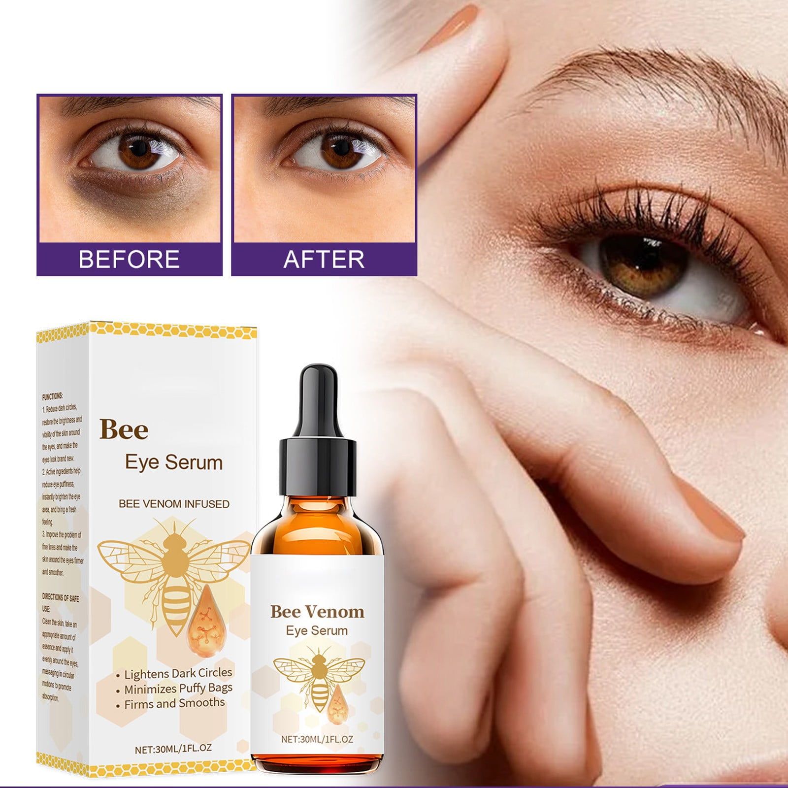 Bee Bee Skin Serum Moisturizing, Purifying, Removing Imperfections ...