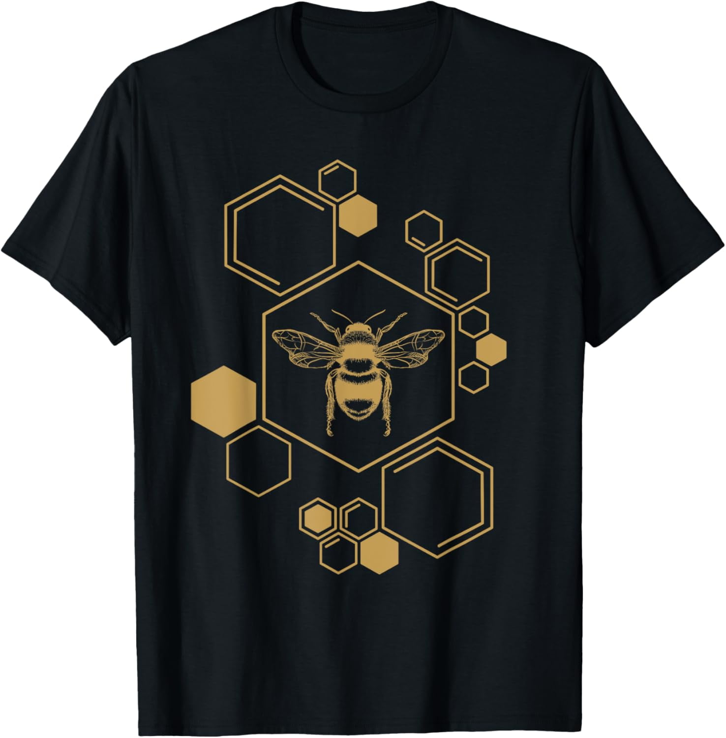 Bee Beekeeping Honeycomb Honey Beekeeper Bee T-Shirt men and women can ...